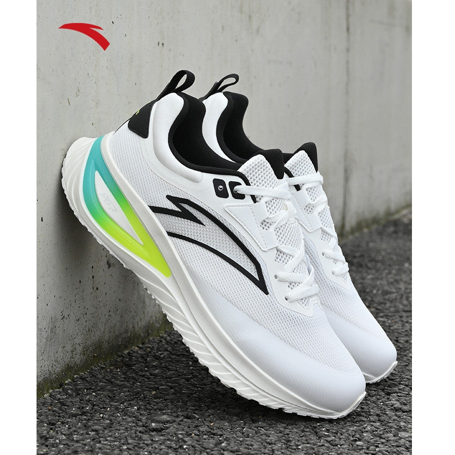 ANTA MEN PG7 Journey Running Shoes 1124E5519-1 -White/Black (Kasut Lar – ANTA MALAYSIA