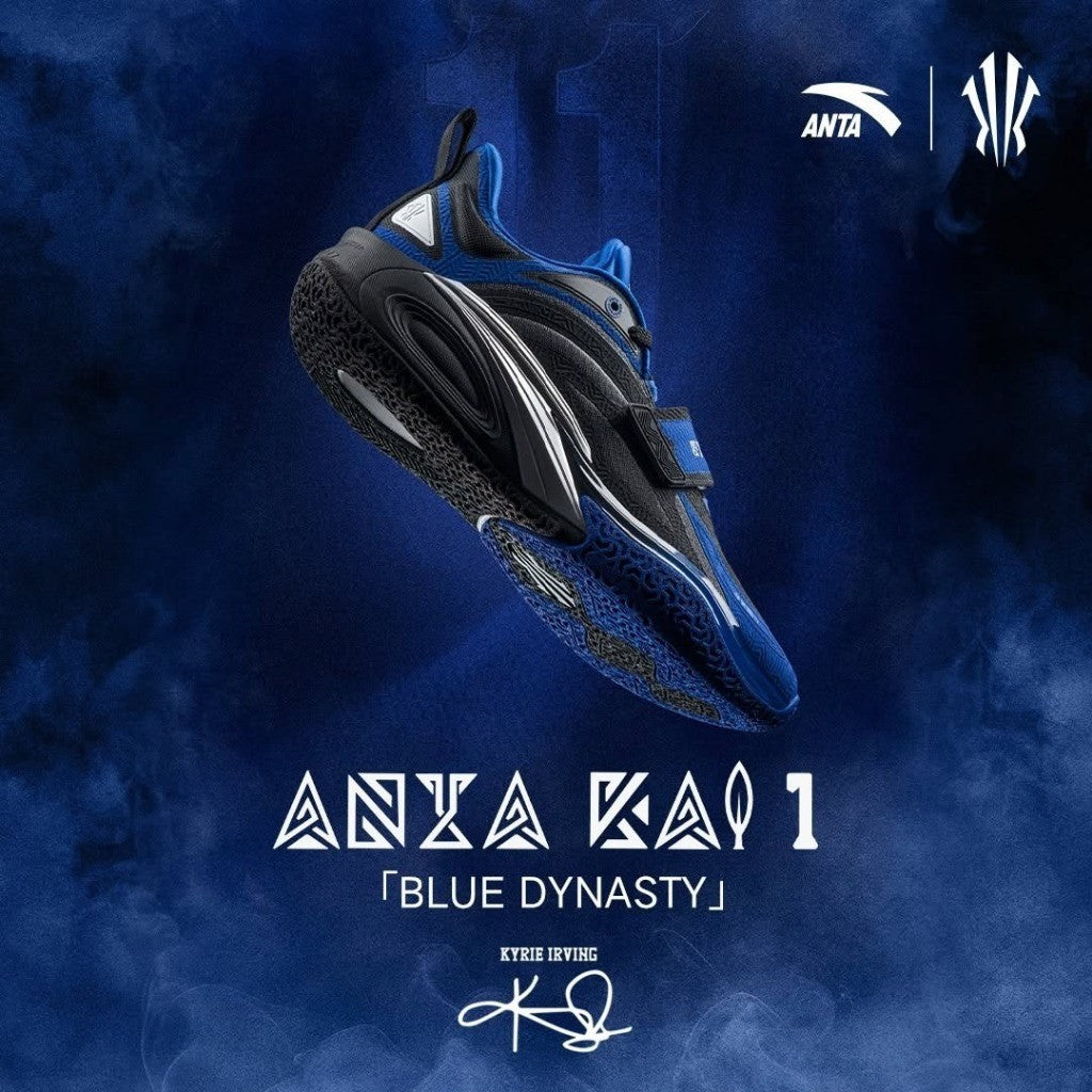 ANTA Men KAI 1 Blue Dynasty Basketball Shoes Kyrie Irving Outfield Kas – ANTA MALAYSIA