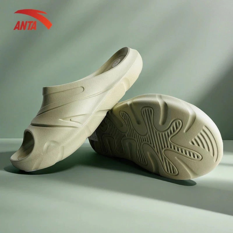 ANTA Women C37 Beach Slippers 1225B8523R-1 -Green (Slipar Perempuan) – ANTA MALAYSIA