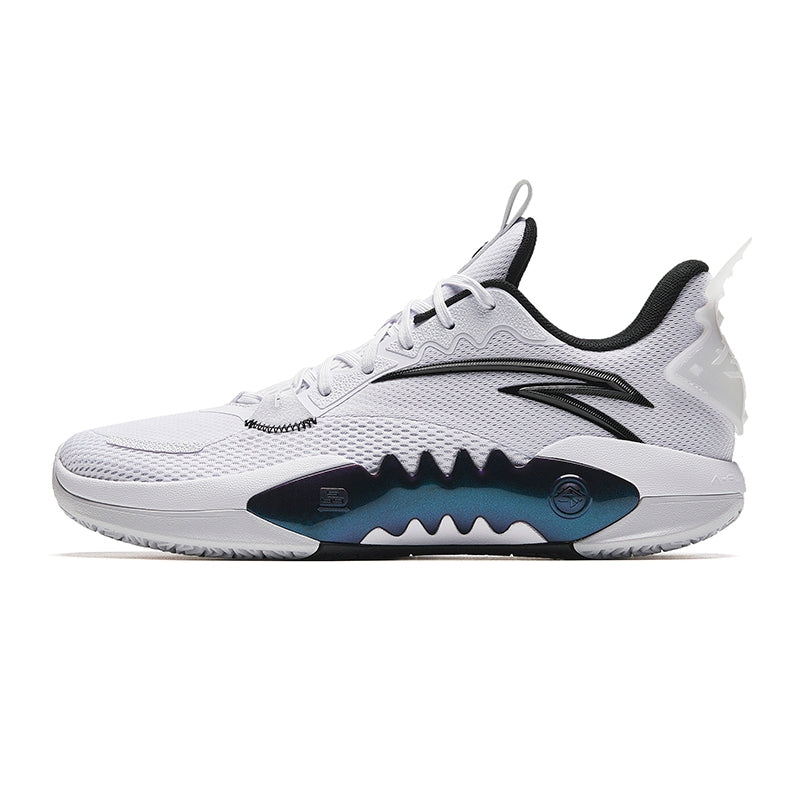 ANTA MALE SHOCK WAVE 5 BASKETBALL SHOES - White/Black – ANTA MALAYSIA