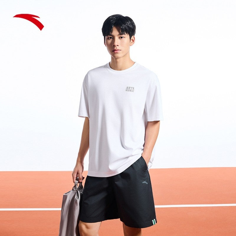 ANTA Men Short Sleeve Tee 1524C8131-1 (Baju Sukan Uniseks) – ANTA MALAYSIA