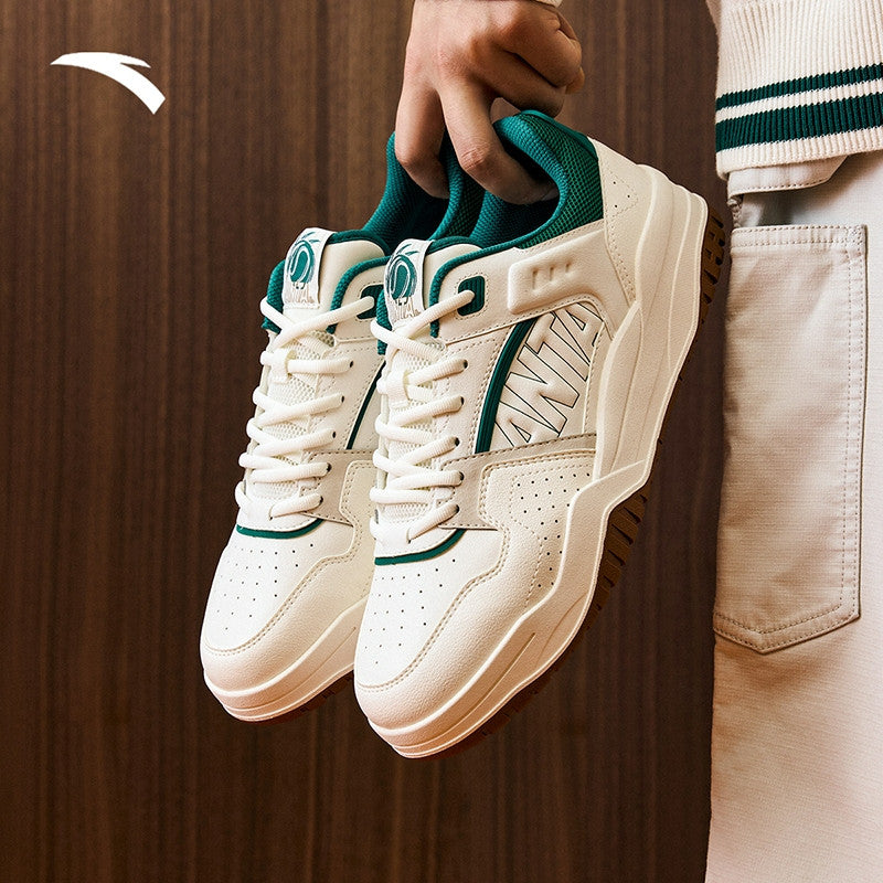 ANTA Men Skate Shoes 1124D8032-3 -White/Green/Grey – ANTA MALAYSIA
