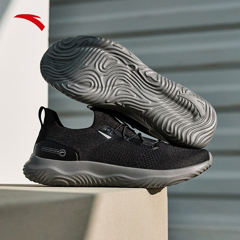 ANTA Men Slip-on Cross Training Shoes 1124C7701-1 -Black (Kasut Sukan ...