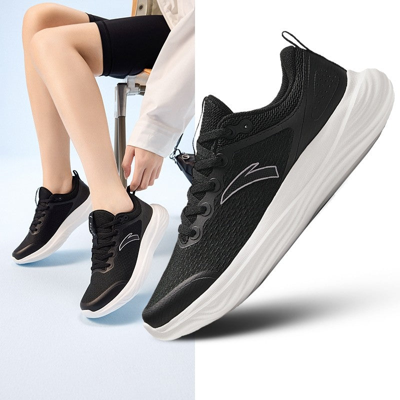 ANTA Women Basic walking Cross Training Shoes 1224B7792-1 Black (Kasut ...