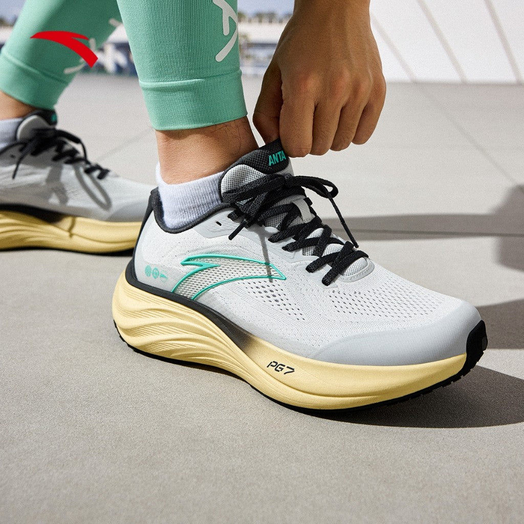 ANTA Men PG7 Travel 1.5 Running Shoes 1125A5508-3 -Grey/Grey/Blue (Kas ...