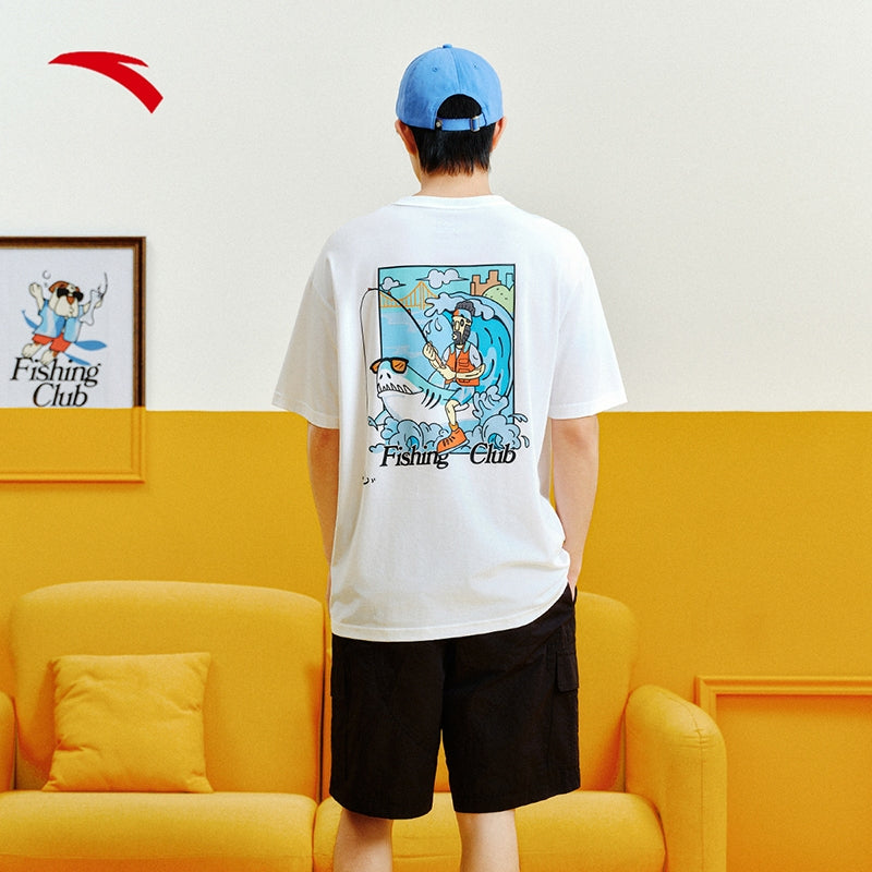 ANTA Men KT Short Sleeves Tee 1525B1156-1 -White (Baju Sukan Lelaki ...