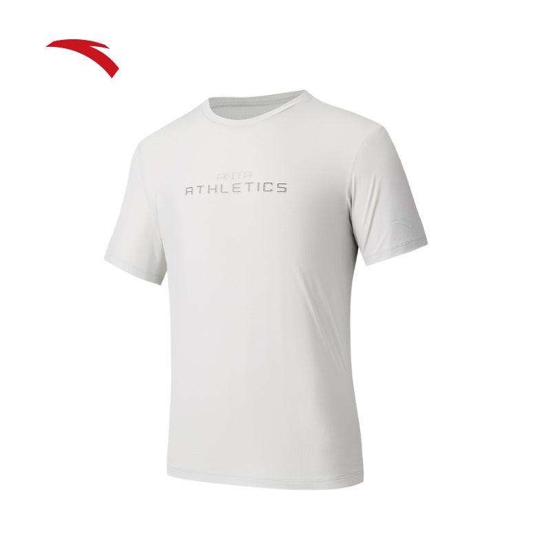 ANTA Men Short Sleeves Tee Training 1525B7110-1 -Light Sand Gray (Baju ...