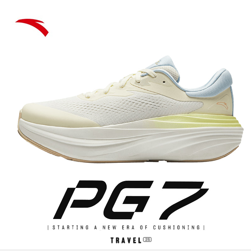 ANTA Women PG7 Travel 2S Running Shoes 1225C5545-3 - Ivory White/Blue ...