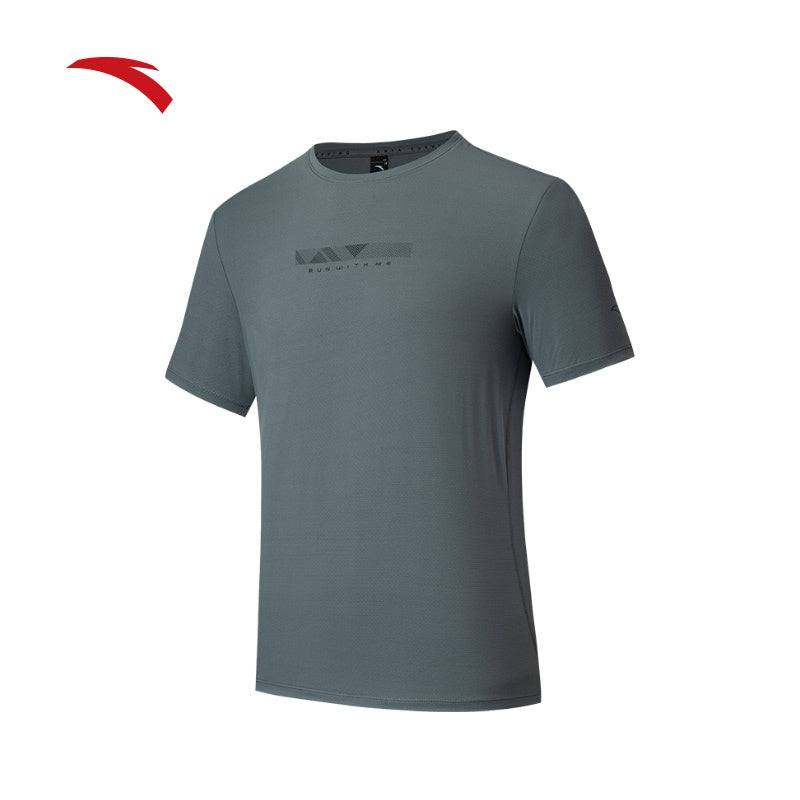 ANTA Men Advanced Running Short Sleeve Tee 1525B5111-5 -Green (Baju La ...