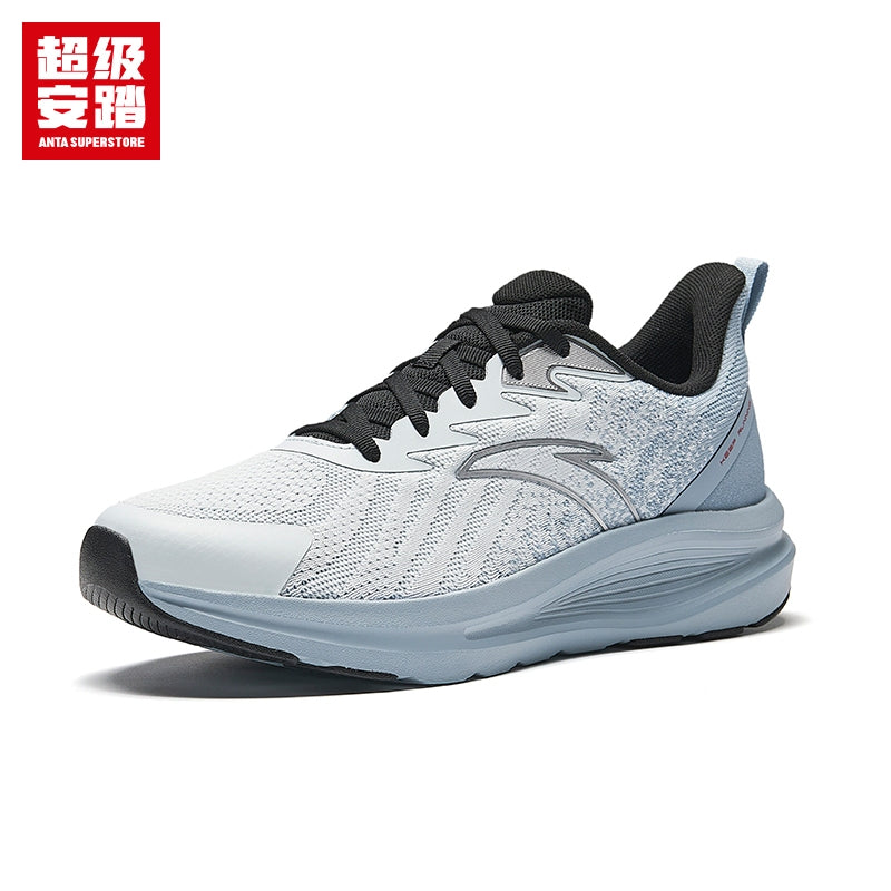 ANTA Men Running Shoes 112515538U-1 -Pure White/Dusty Blue (Kasut La ...