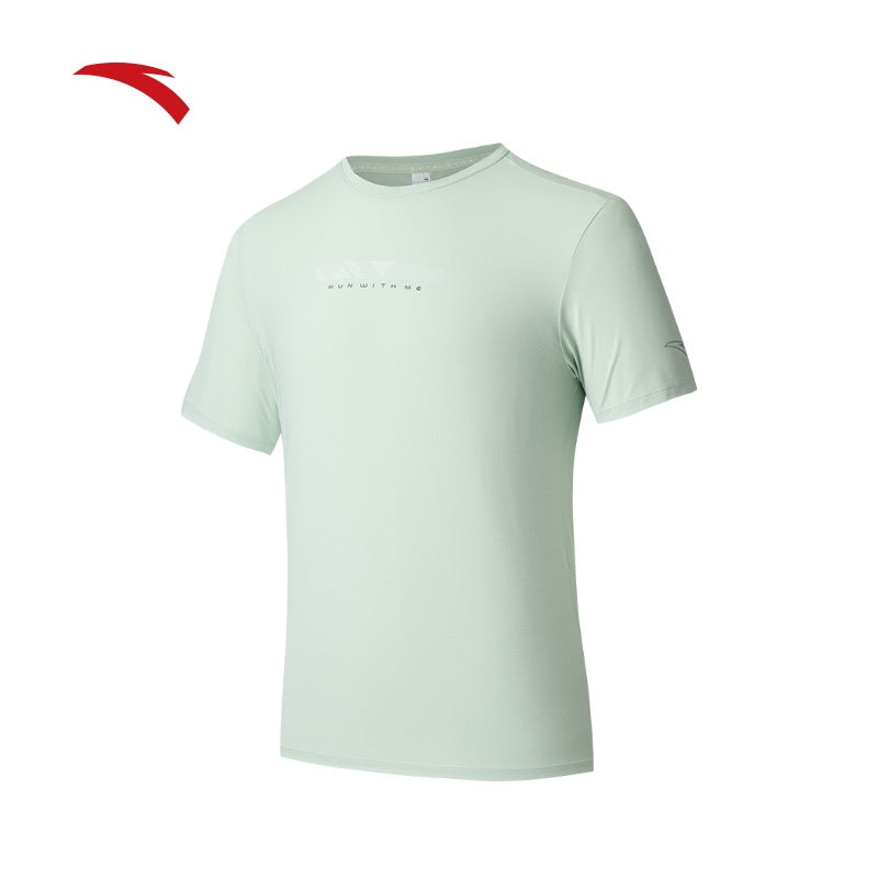 ANTA Men Advanced Running Short Sleeves Tee 152525111-4 -Light Green ...