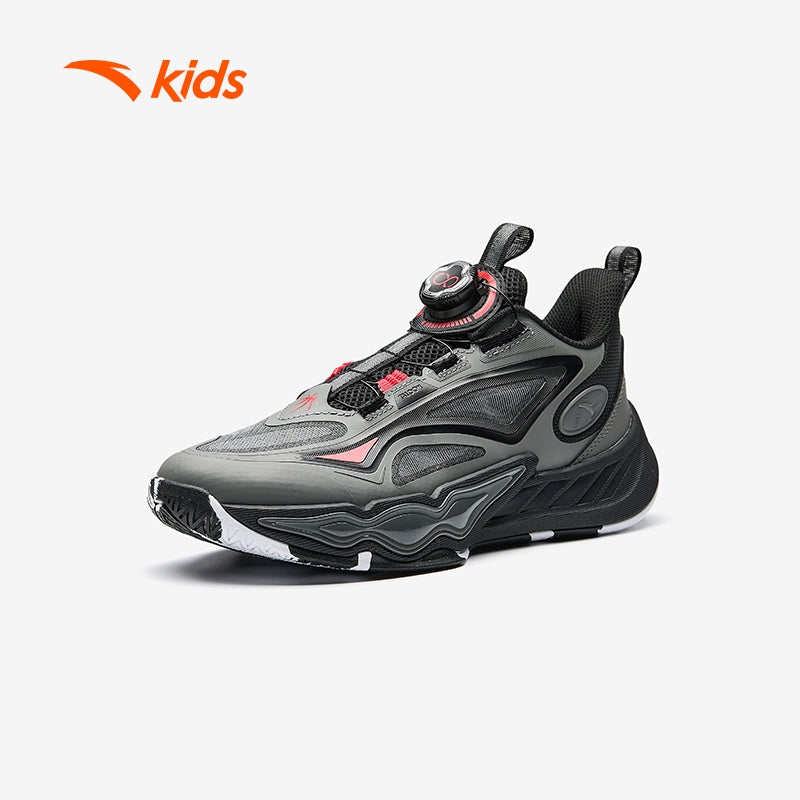 anta kids boys prairie fire basketball shoes 3125C1105-5 -black/grey ...